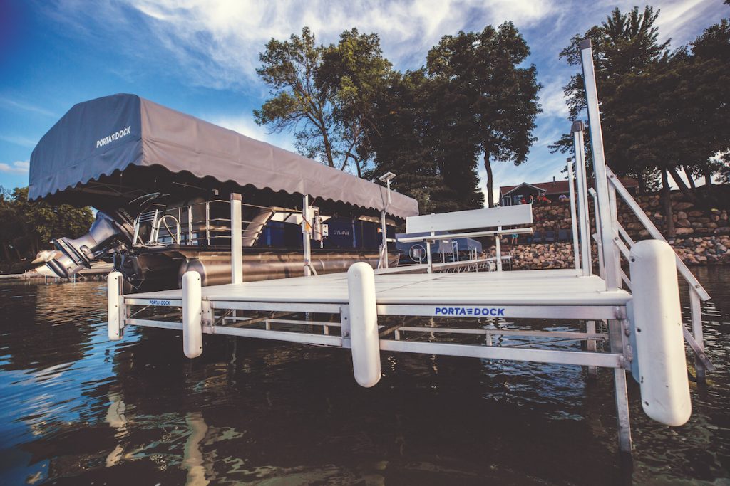 Porta-Dock Wheel Dock - Carlson Dock & Barge