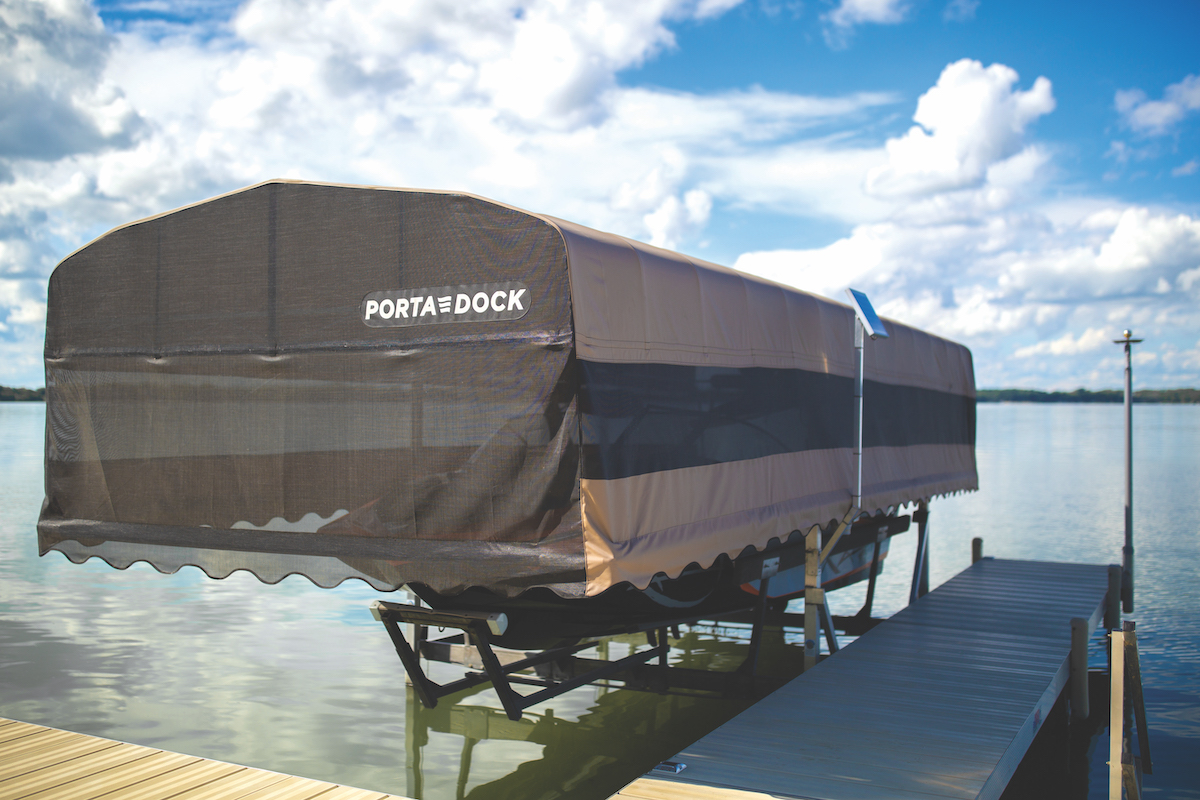 Porta-Dock Boat Lifts - Carlson Dock & Barge