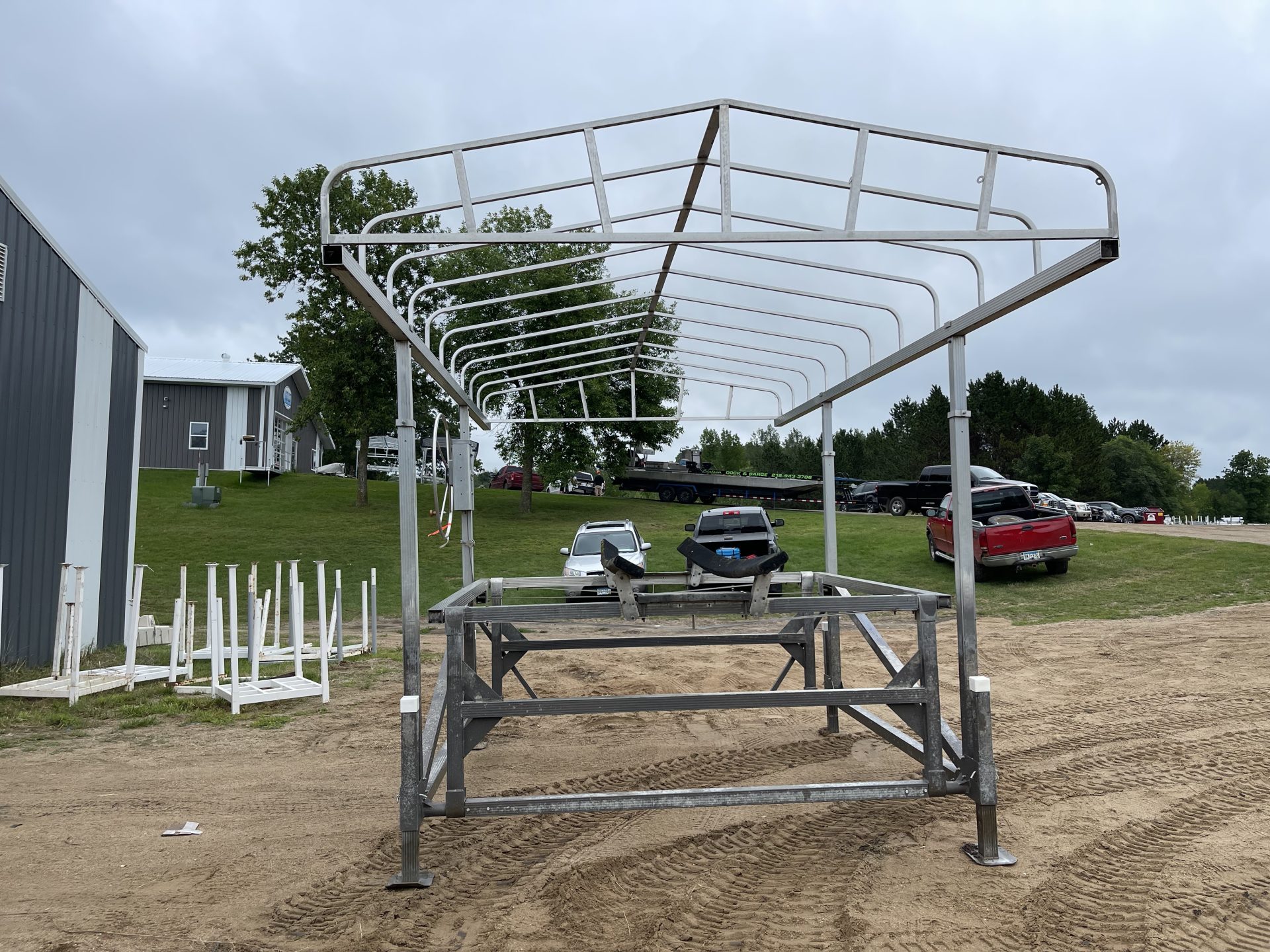 Hewitt Cantilever Boat Lift (#1528) - Carlson Dock & Barge