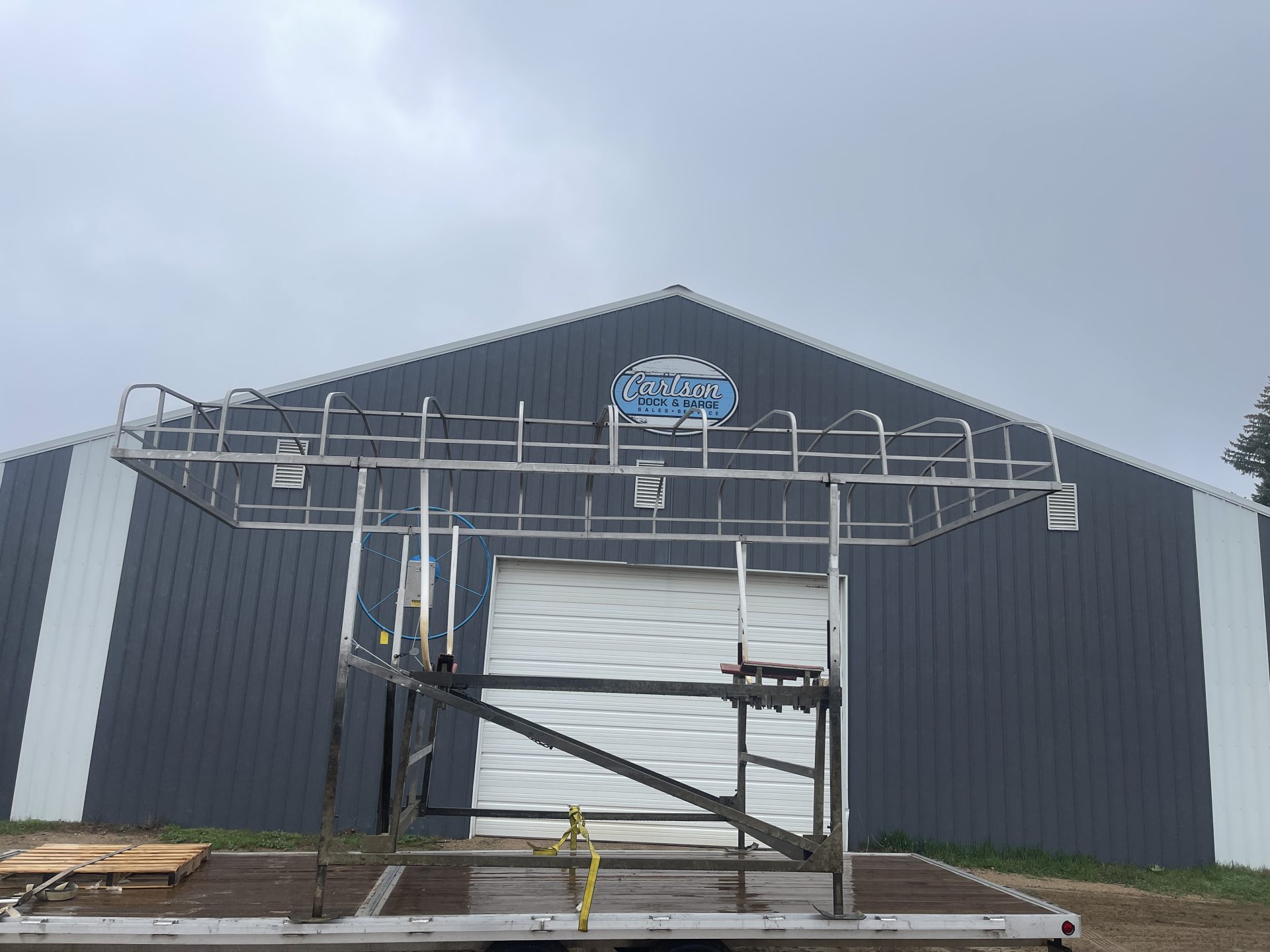Porta-Dock Cantilever Boat Lift (#1776) - Carlson Dock & Barge